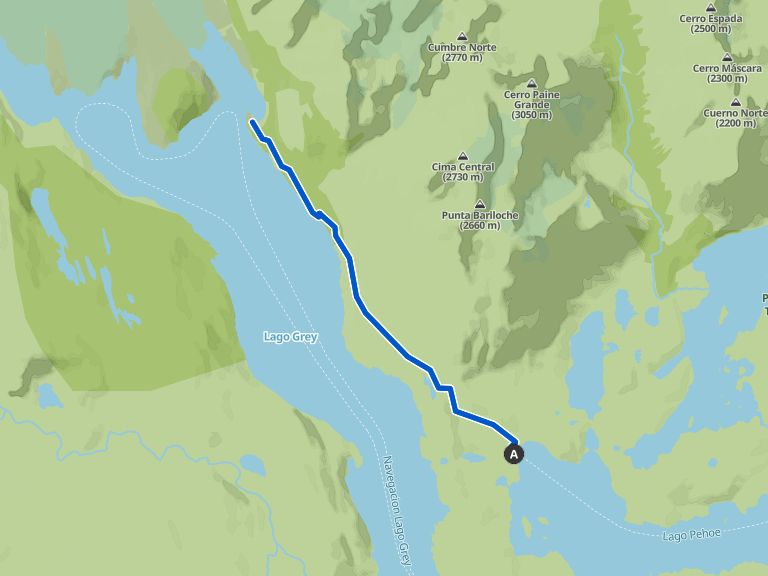 Circular desde Paine Grande al mirador del glaciar Grey — Torres del ...
